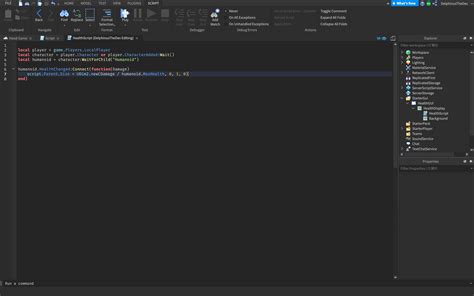 Health Bar Gui Increases In Size When Taking Damage Scripting Support