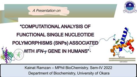 Bioinformatic Analysis Ifng Gene Pptx