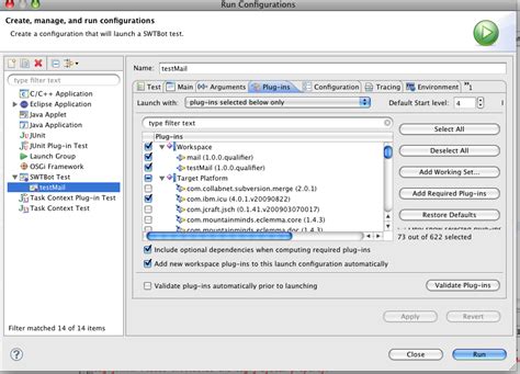 Richards Blog Headless Swtbot Testing For The Eclipse Rcp Mail Example Project