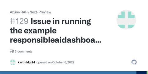 Issue In Running The Example Responsibleaidashboard Diabetes Decision