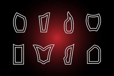 Premium Vector Crest Shape Design