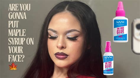 Nyx Face Glue Primer And Setting Spray With Maple Syrup In It Review Youtube