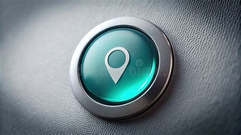 modern location button design for gps and mapping applications a clean and interactive ui