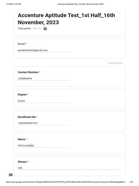 Accenture Aptitude Test 1st Half 16th November 2023 Pdf Computer Network Encryption