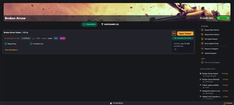 دانلود ترینر بازی Broken Arrow V1 0 8 تمامی نسخه ها