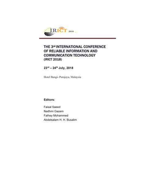 Pdf Analysis The Arabic Authorship Attribution Using Machine Learning Methods Application On