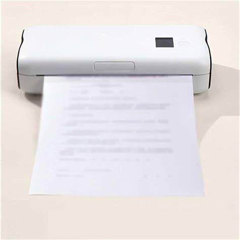 A4 Portable Thermal Printer Mobile Mini Office Printer Document Bluetooth And Usb No Link No