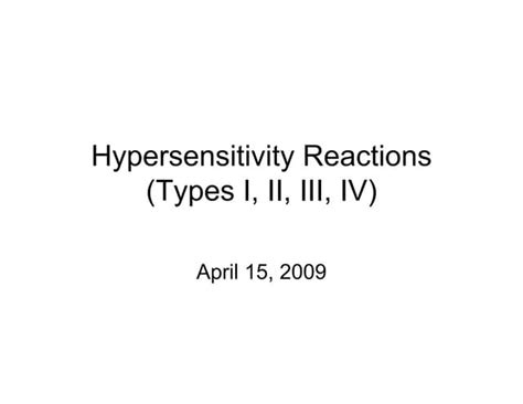 Hypersensitivities09pdf