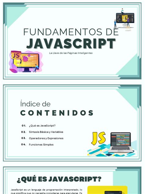 Fundamentos De Javascript Pdf Script Java Lenguaje De Programación