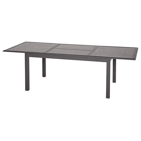 Table De Jardin Extensible En Aluminium Héspèride Azua Marron 160 254 X