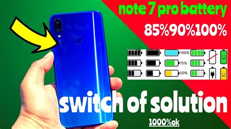 REDMI Note Pro Automatic Switch Off Problem Android Phone Turns Off At Battery