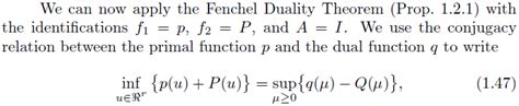 Functions Fenchel Duality In Prof Bertsekas Lecture Mathematics