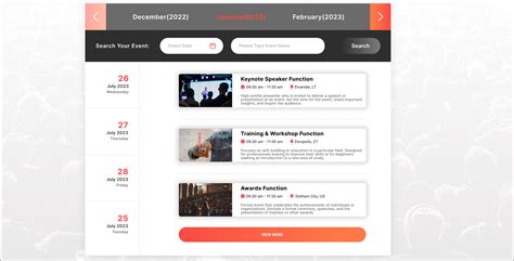 Event Management App And Website Prototype Figma