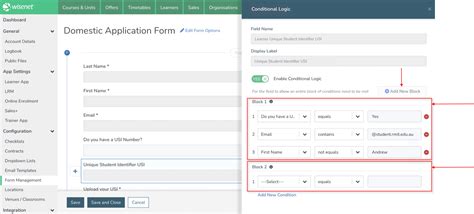 How To Add Conditional Logic To A Form Field Wisenet Resources