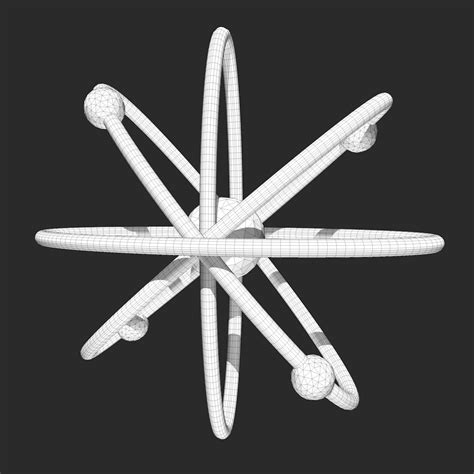 Атом 3d Модель 9 3ds C4d Dae X Dxf Fbx Obj Stl Wrl Unknown Free3d