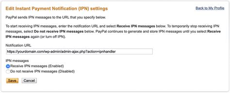 How To Set Up Your IPN Notification In PayPal