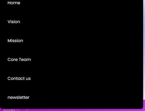 Bug Capitalize Newsletter In Navbar In Mobile View · Issue 1