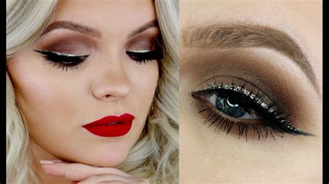 Holiday Makeup Tutorial Glossy Red Lips Saubhaya Makeup