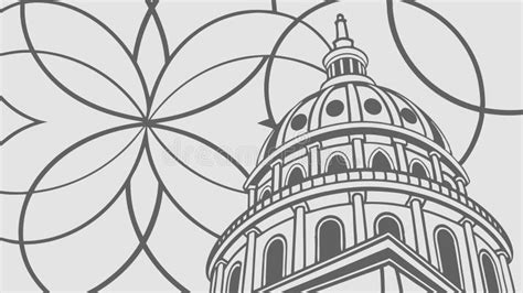 Intricate Geometric Dome Abstract Architecture And Elegant Design Vector Design Generative Ai