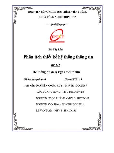 Quản Lý Rạp Chiếu Phim Pdf