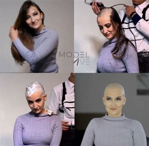 Pin By Ashley Boasso On Before And After Extreme Haircut Pix Long