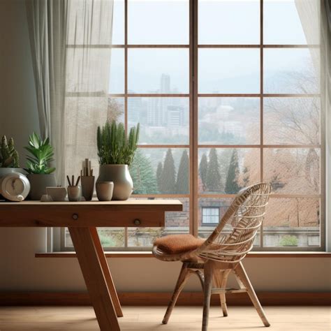 Create Realistic Window Rendering With Octane On White Background Premium Ai Generated Image