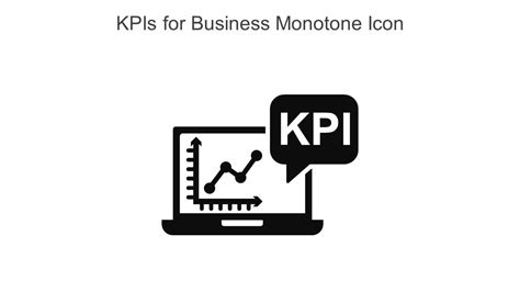 Kpis For Business Monotone Icon In Powerpoint Pptx Png And Editable Eps Format Ppt Example