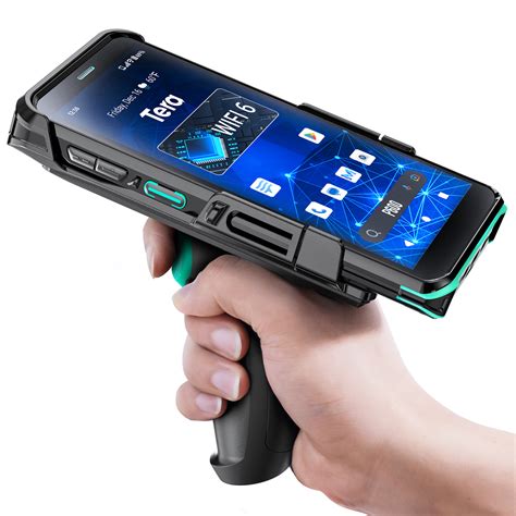 Tera Android 11 Barcode Scanner Pda P600 High Performance Qualcomm Cpu 5000mah Battery And