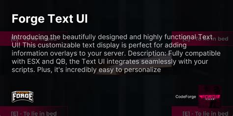 Pleb Masters Forge Hub Forge Text Ui