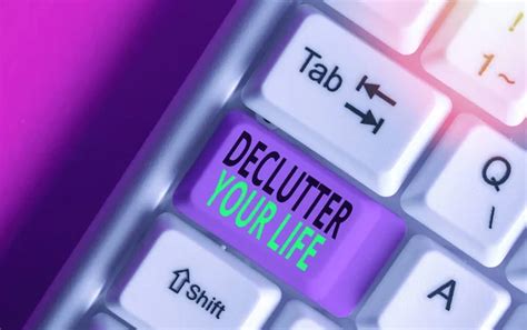 Handwriting Text Declutter Your Life Concept Meaning To Eliminate