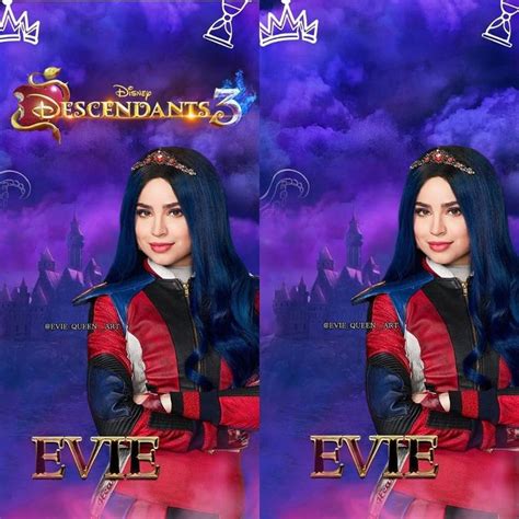 𝐃𝐄𝐒𝐂𝐄𝐍𝐃𝐀𝐍𝐓𝐒 𝐀𝐑𝐓 👑 On Instagram Do You Miss Evie 💙 You Can See This