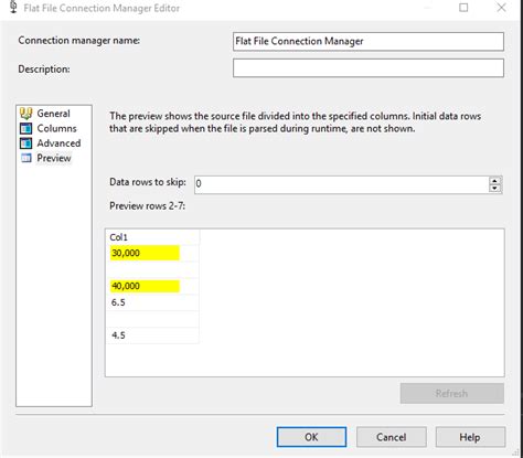 Expression Ssis Derived Column From Csv Cast String To Float