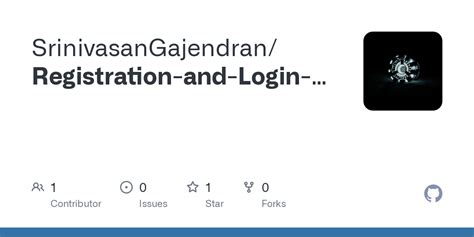 Github Srinivasangajendranregistration And Login System Using Python