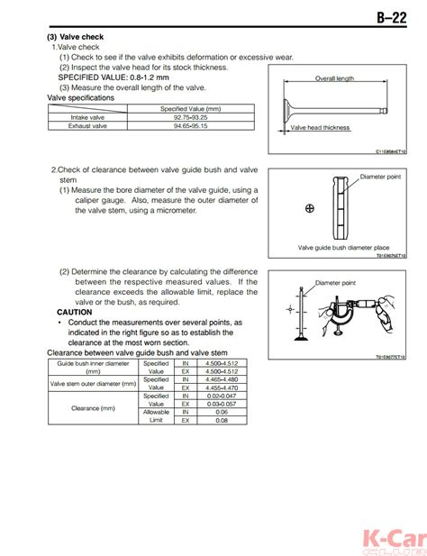 K Car Club Daihatsu JB DET JB JL Engine Repair Manual
