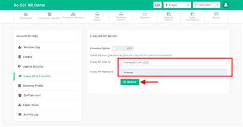 How To Generate E Invoice Api Id And Password 100 Free Gst Billing