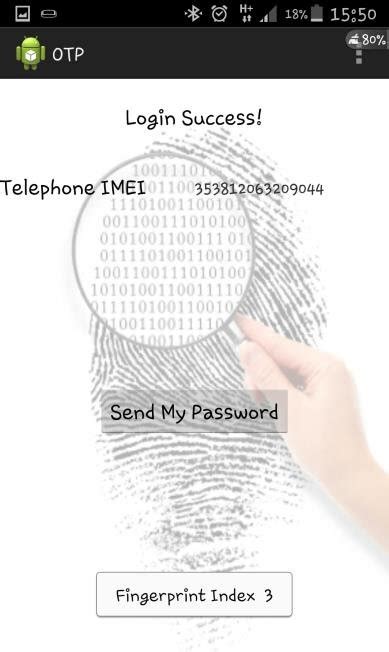 single time password generation page if the imei number is not download scientific diagram