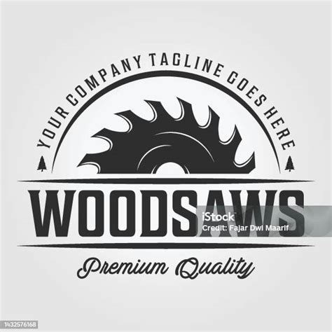 나무 톱 빈티지 로고 목재 작업 전기 톱 벡터 일러스트 레이 션의 디자인 목공의 개념 로고에 대한 스톡 벡터 아트 및 기타 이미지 로고 목수 목공 Istock