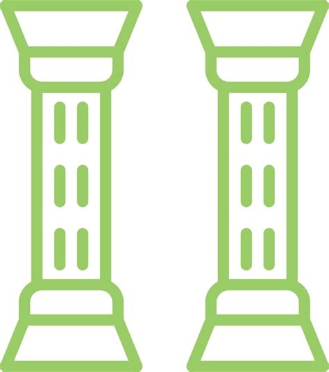 Premium Vector Vector Design Pillar Icon Style