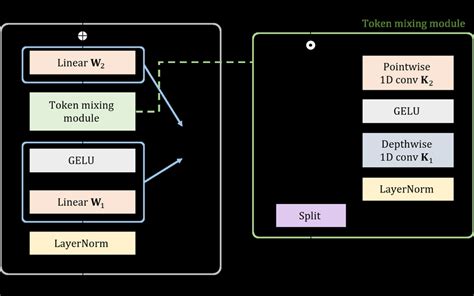 The MLP Based Blocks With The Convolutional Token Mixing Modules A