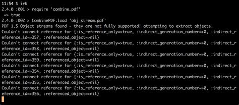 Ruby Remove Object Stream Encodings From Pdf Stack Overflow