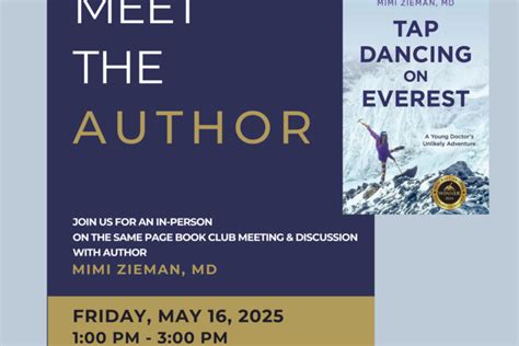 Hadassah Metulla Dancing On Mount Everest Meet The Author Atlanta