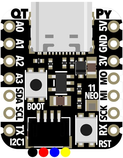 How To Use Adafruit Qt Py Rp2040 Pinouts Specs And Examples Cirkit
