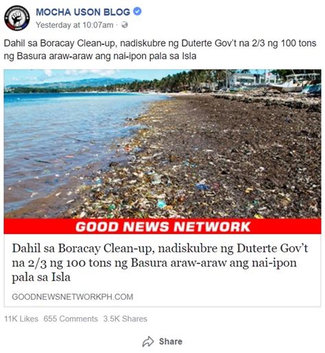 Vera Files Fact Check Misleading Boracay Story Gains Traffic On Social