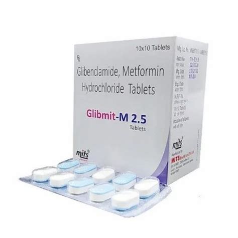Glibenclamide Metformin Hcl Sr Tablets Prescription Mits At ₹ 480 Box In Panchkula