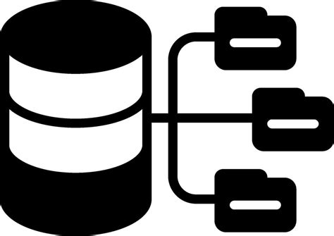 Database Glyph Icon 49293233 Vector Art At Vecteezy
