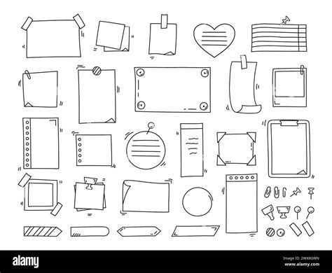 Sticky Notes Clipart