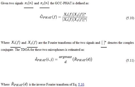 Matlab Generalized Cross Correlation Signal Processing Stack Exchange