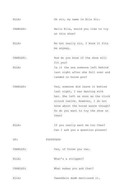 Cindrella Radio Drama Script PDF