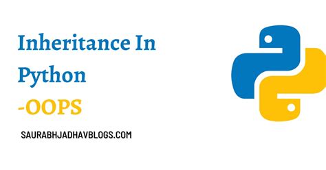 Inheritance In Python Oops