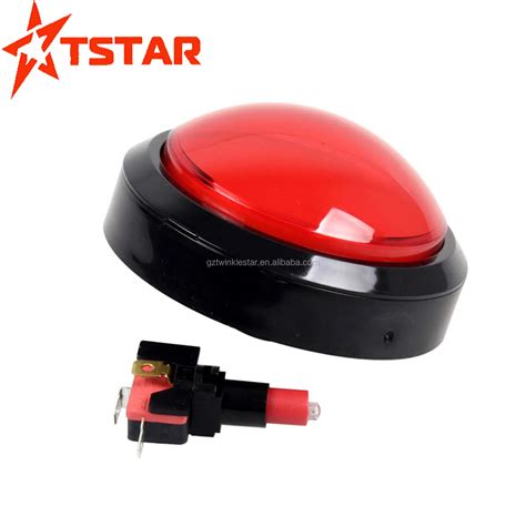 Circle 100mm Illuminated Plastic Push Button For Momentary Game Accessories Buy Momentary Push